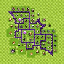 Town Hall 7 Batman Base Design + Speedbuild Video - COC Strategy